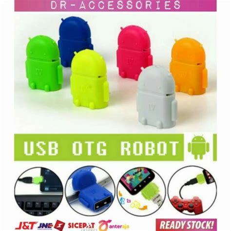 Promo USB OTG Robot Android Smart Mini On The Go Micro Usb Port For Androi Diskon Di Seller