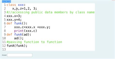Solved 1 Class XXX 2 X Y Z 1 2 3 3 Accessing Public Chegg Com Chegg Com