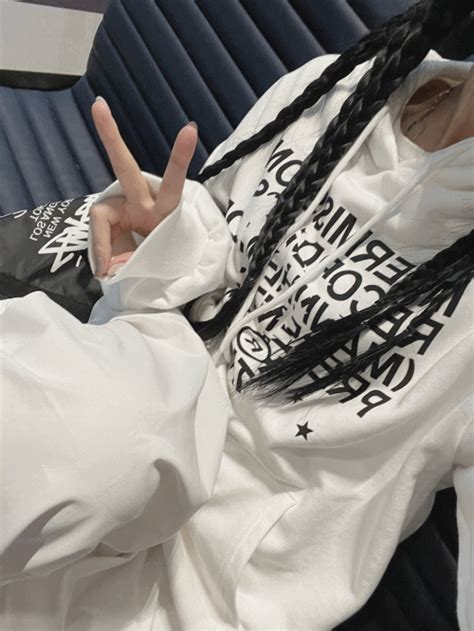 레코딩 Y2k 후드 2color 에이블리