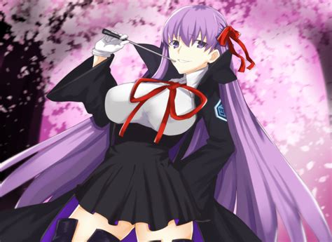 Safebooru 1girl Bangs Bb Fate All Bb Fate Extra Ccc Black Coat