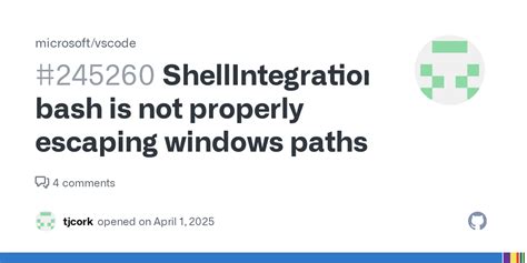 Shellintegration Bash Is Not Properly Escaping Windows Paths · Issue