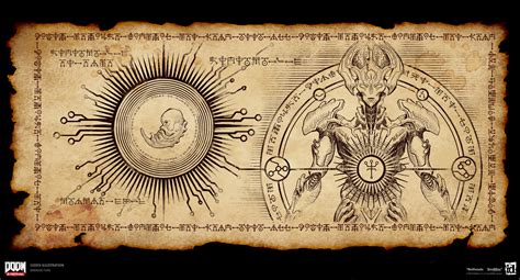 Emerson Tung Doom Eternal Codex Illustration
