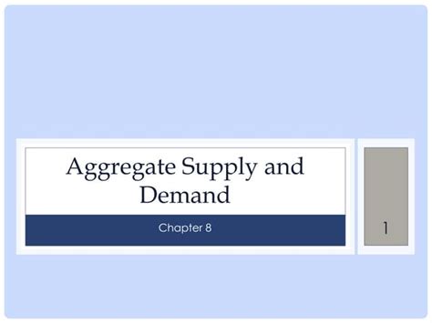 Aggregate Demand And Its Components In Detail Ppt