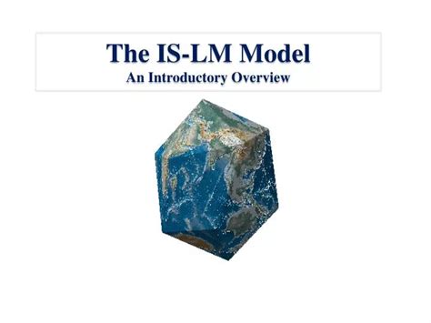 PPT The IS LM Model An Introductory Overview PowerPoint Presentation ID