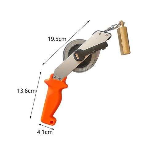 Oil Gauging Tape Sounding Tape Steel Ruler Fuel Measuring Device For