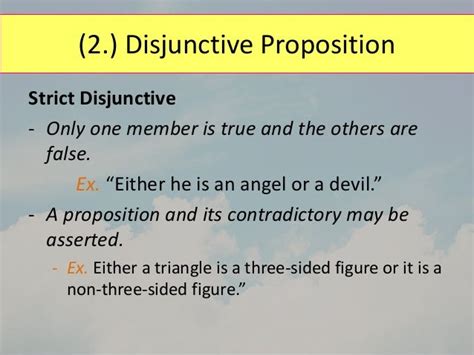 Judgment And Proposition Or Logical Statement