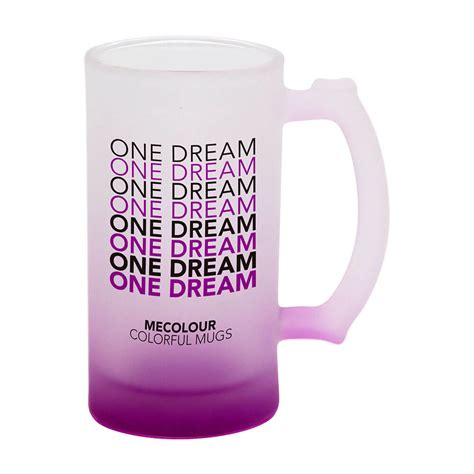 Sublimation Beer Glass Mugsclearandfrosted Mecolour
