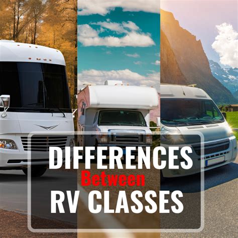 Differences Between Rv Classes 2025 A Complete Guide