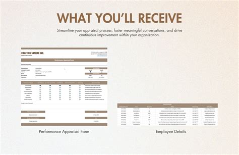 Performance Appraisal Form Template In Excel Google Sheets Download Template Net