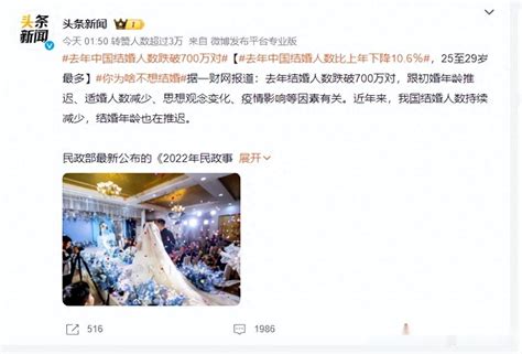 结婚人数跌破700万 莫慌 真是好事 知乎