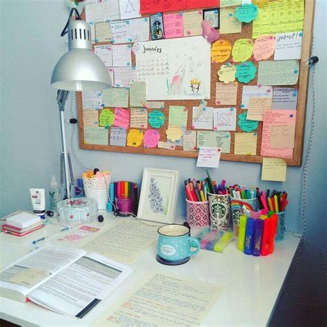 Study Table Organization Study Desk Decor Bedroom Organization Diy