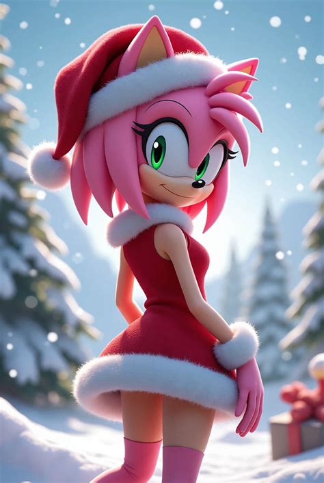 Holiday Amy Rose By 9inelives92 On Deviantart