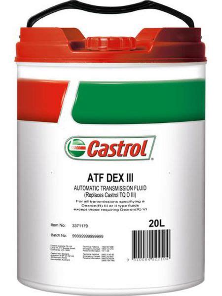 Buy Castrol Atf Dexron III Automatic Transmission Fluid 20 Litre ...