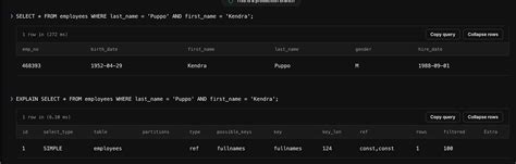 Learn MySQL EXPLAINs Blinking Robots