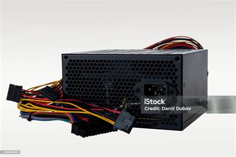 Electrical Power Supply Psu For Computer System Unit Components Isolated On A White Background