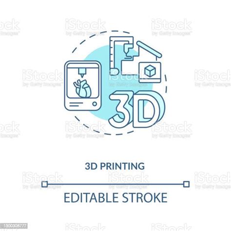 3d 프린팅 컨셉 아이콘 3차원 형태에 대한 스톡 벡터 아트 및 기타 이미지 3차원 형태 4가지 개체 개념 Istock