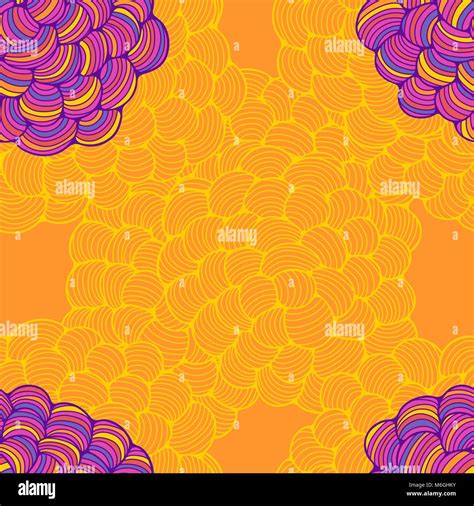 Seamless Abstract Wave Hand Drawn Pattern Stock Vector Image And Art Alamy