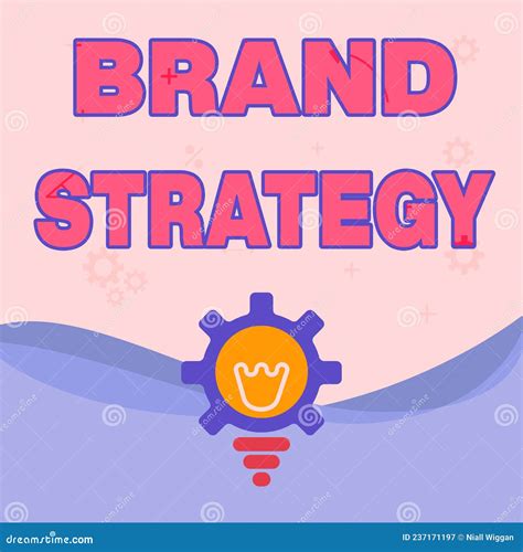 Escribir Mostrar Estrategia De Marca De Texto Plan A Largo Plazo De