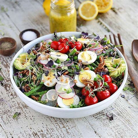 Spring Salad Recipe With Farro And Lemon Thyme Vinaigrette Chef Billy Parisi