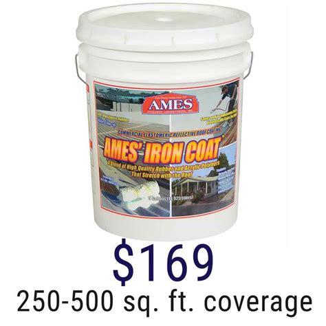 Iron Coat® Metal Roof Coating Metal Roof Waterproof Coating Metal Roof Coating Roof Coating