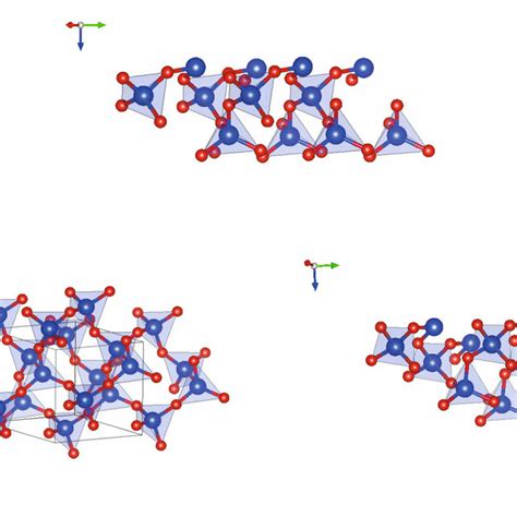 color online structure of α quartz compounds a bulk crystal b