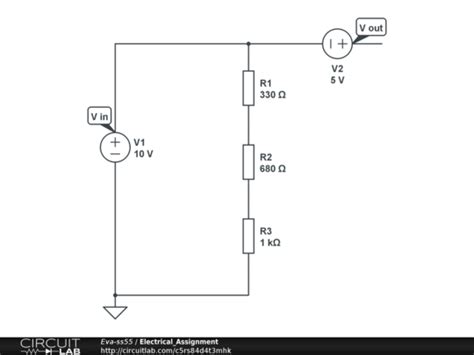 Electricalassignment Circuitlab
