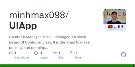 github minhmax098 uiapp create ui manager the ui manager is a stack
