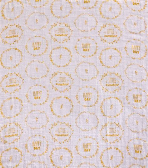 Floral Wilderness Sunshine Nursery Swaddle Fabric Joann