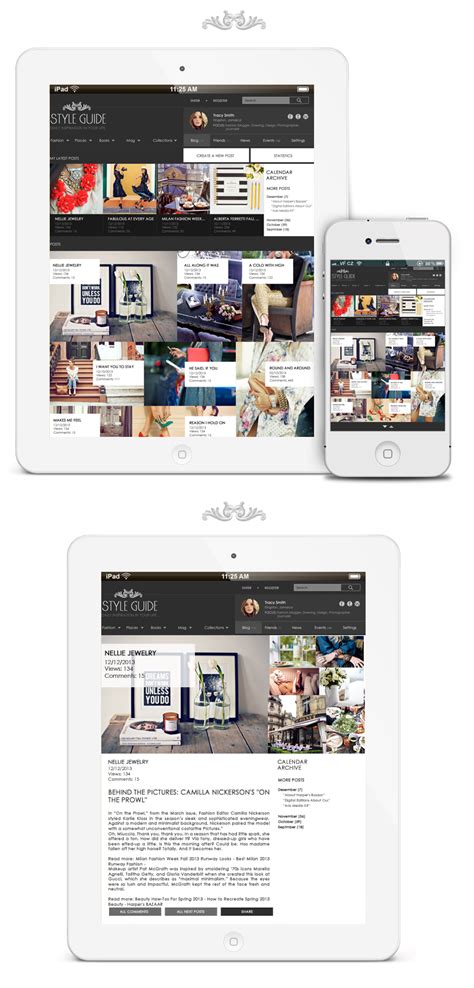 Style Guide Adaptive Website On Behance