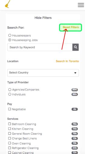 How Do I Reset My Filters CareGuide Help Center