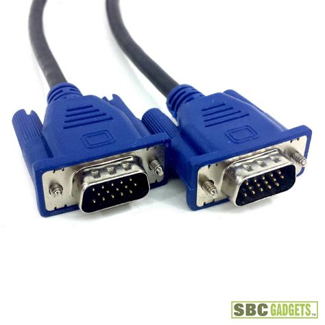 5ft Vga Cable 15 Pin Male To 15 Pin Male Computer Monitor Cable Free