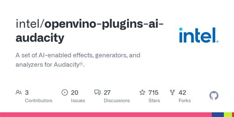 Intel Openvino Plugins Ai Audacity · Discussions · Github
