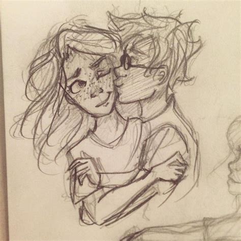 Meagan On Instagram Quick Sketch Of Hinny ️ Harry And Ginny Hpfanart