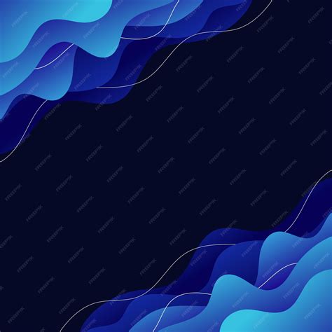 Fond Abstrait Bleu Vagues Bleues Papier Peint Carré Pente Lignes