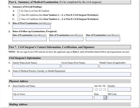 Form I 693 And Preparing For The Medical Exam For Immigration
