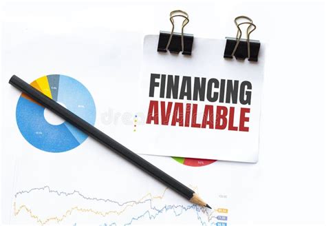 Notepad With Text Financing Available On Business Charts And Pen Stock Image Image Of Notebook