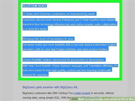 How To Copy Emails From Gmail On Pc Or Mac 14 Steps