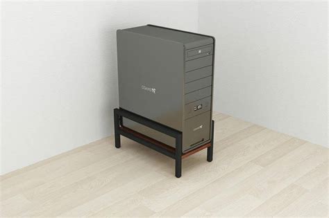 Подставка для системного блока Ferrum-decor Ники 21x24x45 Черный ДСП ...