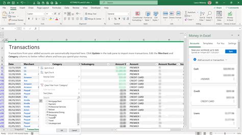 How To Manage Your Personal Finances With Microsofts Money In Excel
