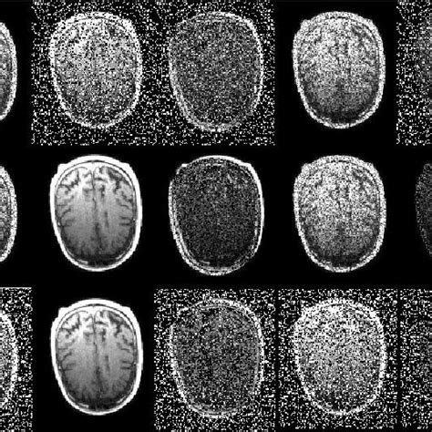 example of the execution of the algorithm for every row from left to