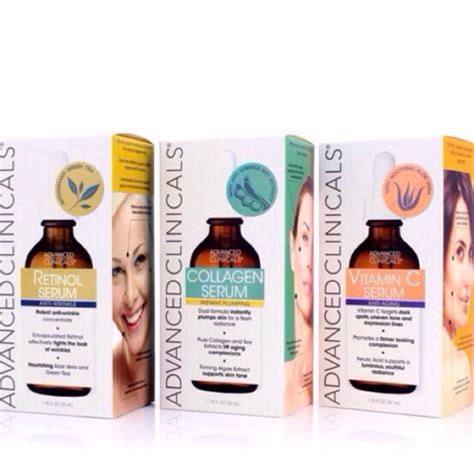 Advanced Clinicals Serum 52ml Vitamin C Retinol Collagen Hyaluronic