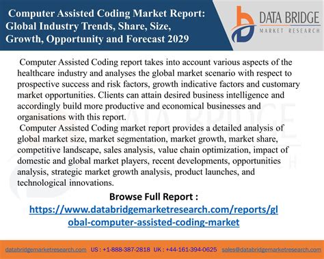 Computer Assisted Coding Market Industry Trends And Forecast To 2030