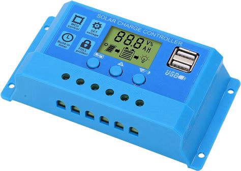 Solar Controller 2 Usb Solar Panel Controller 12v 24v