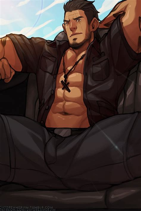 Gladiolus Amicitia Final Fantasy And 1 More Drawn By Jimsdaydreams