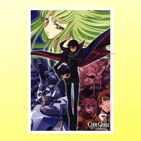 Code Geass Anime Wall Poster Wholesyco