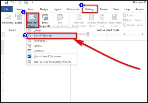 How To Perform Mail Merge In Outlook Quick Methods