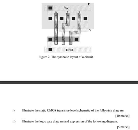 SOLVED Figure 2 The Symbolic Layout Of A Circuit I Illustrate The