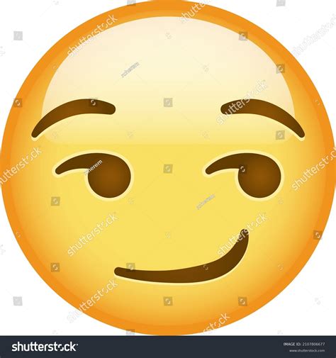 988 Smirk Emoji Immagini Foto Stock E Grafica Vettoriale Shutterstock
