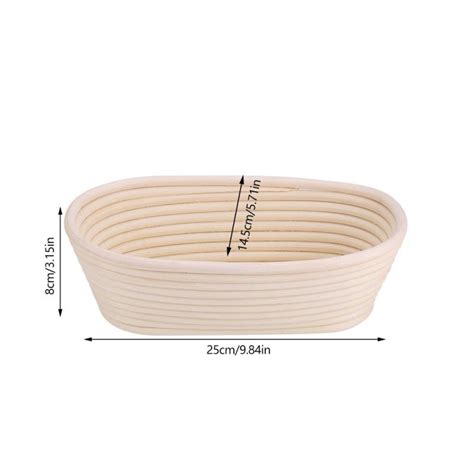 Bread Fermentation Rattan Basket 4 Sizes Pastry Pr Grandado