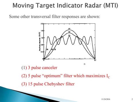 Moving Target Indicator Radar Mti Part2 Pptx